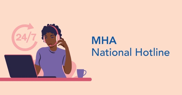 What is MHA National Hotline - Mental Health Hotline