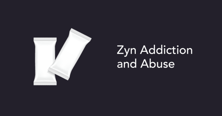 Zyn Addiction and Abuse - Mental Health Hotline